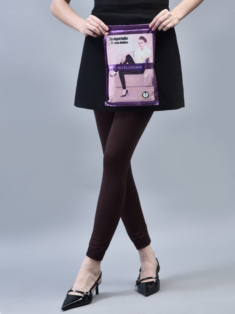 Brushed Fleece Stocking - Coffee - Max London - Max London India