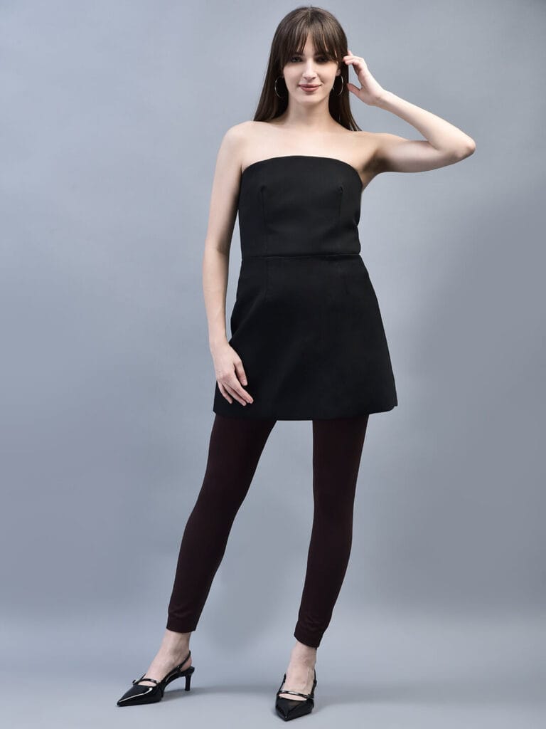 Brushed Fleece Stocking - Coffee - Max London - Max London India
