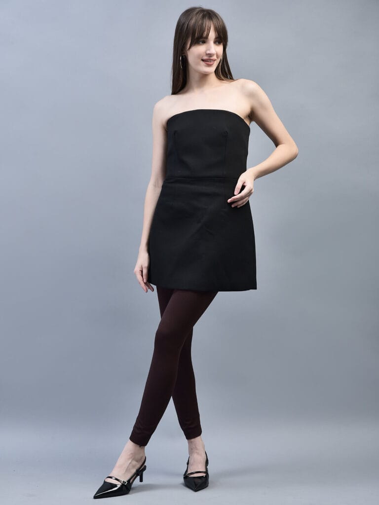Brushed Fleece Stocking - Coffee - Max London - Max London India